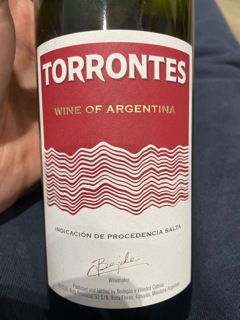 2019 Tesco Finest Torrontés Catena Zapata, Argentina, Valles ...