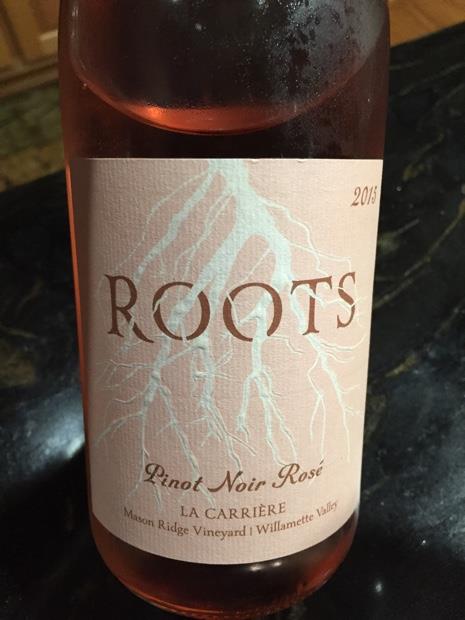 2014 Roots Wine Co. Pinot Noir La Carrière Mason Ridge Vineyard, USA ...
