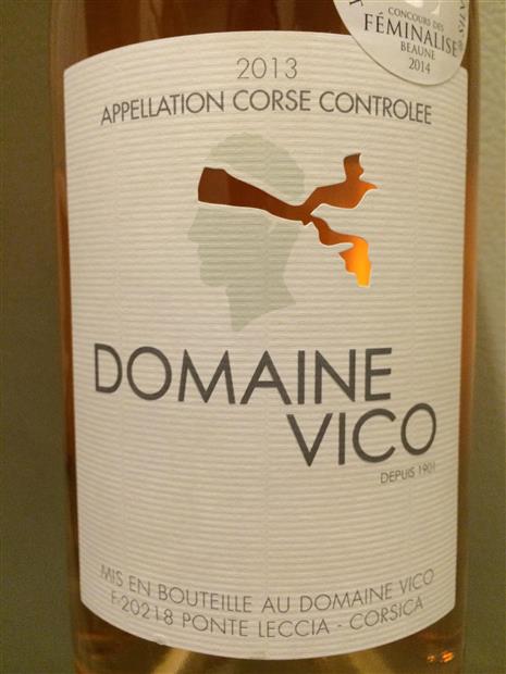 2012 Domaine Vico Corse Clos Venturi Rosé, France, Corsica, Corse ...