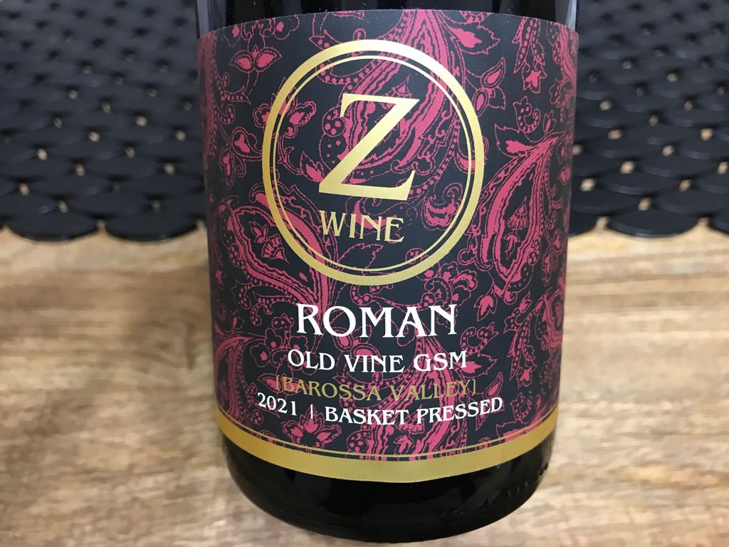 2019 Z wine Grenache Shiraz Mataro Roman, Australia, South Australia ...