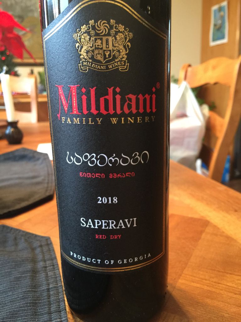 2016 Mildiani Saperavi, Georgia, Kakheti - CellarTracker