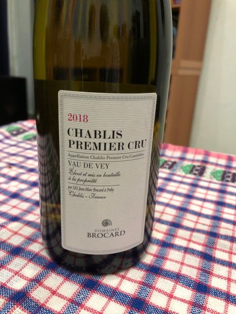 2019 Domaine Hervé Azo Chablis 1er Cru Vau de Vey, France, Burgundy ...