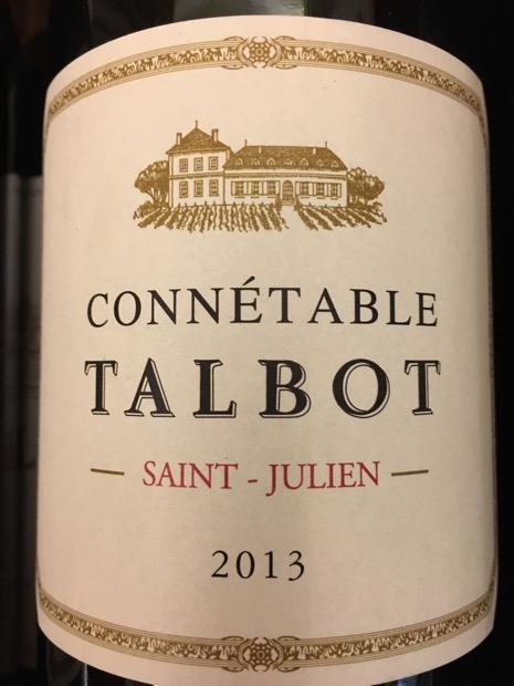 2013 Château Talbot Connétable de Talbot, France, Bordeaux, Médoc, St ...