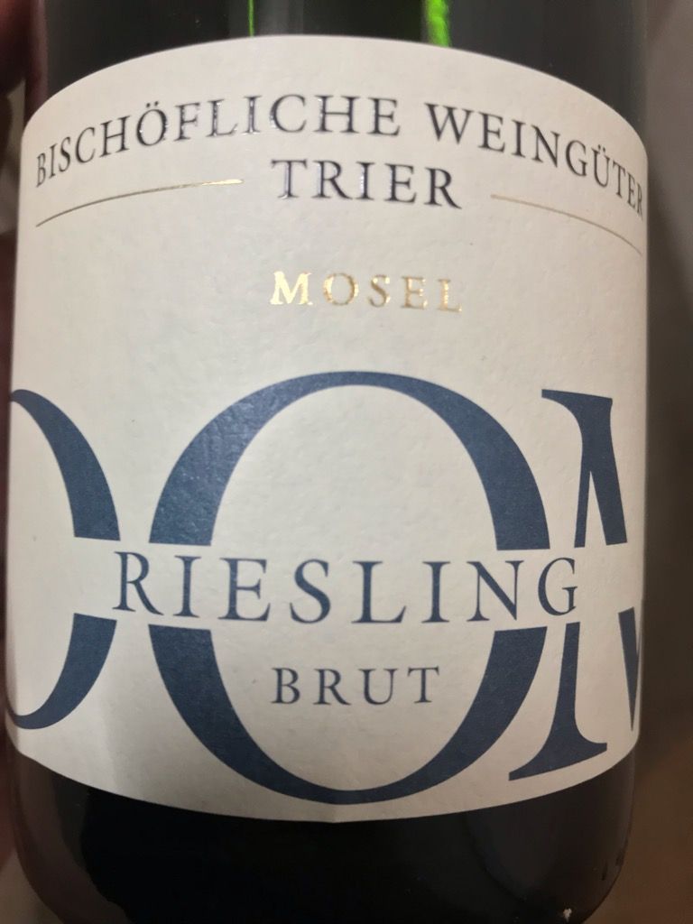 2017 Bischöfliche Weingüter Trier Dom Riesling Trocken Mosel Saar Ruwer ...
