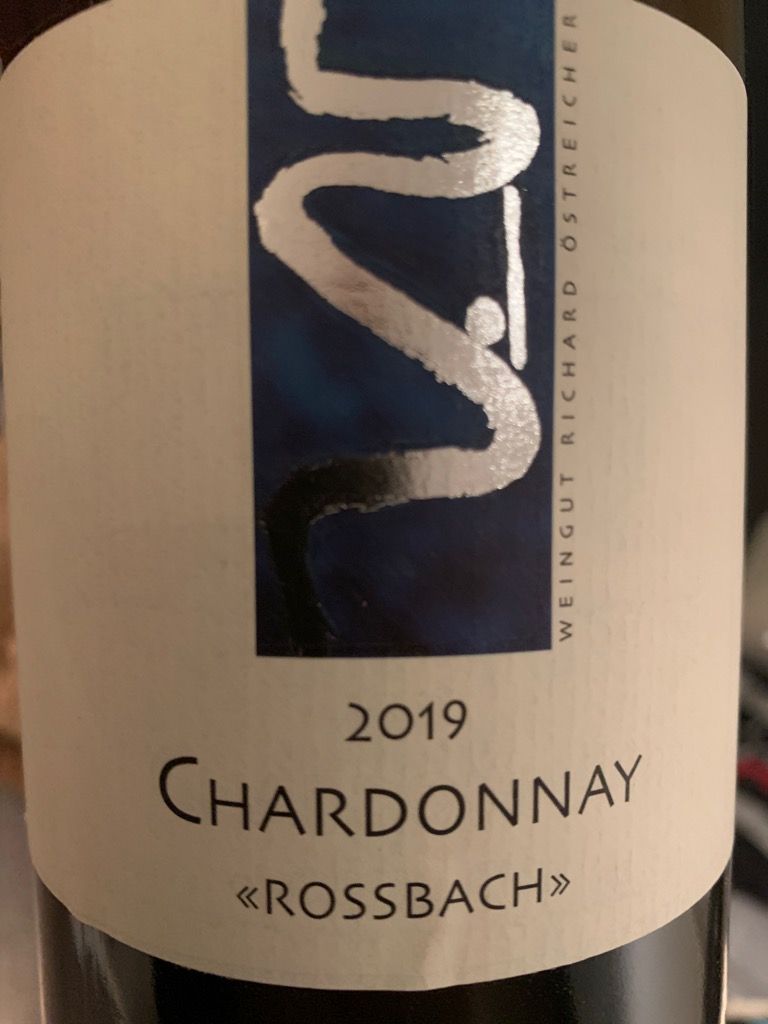 2019 Richard Östreicher Chardonnay Rossbach, Germany, Franken ...