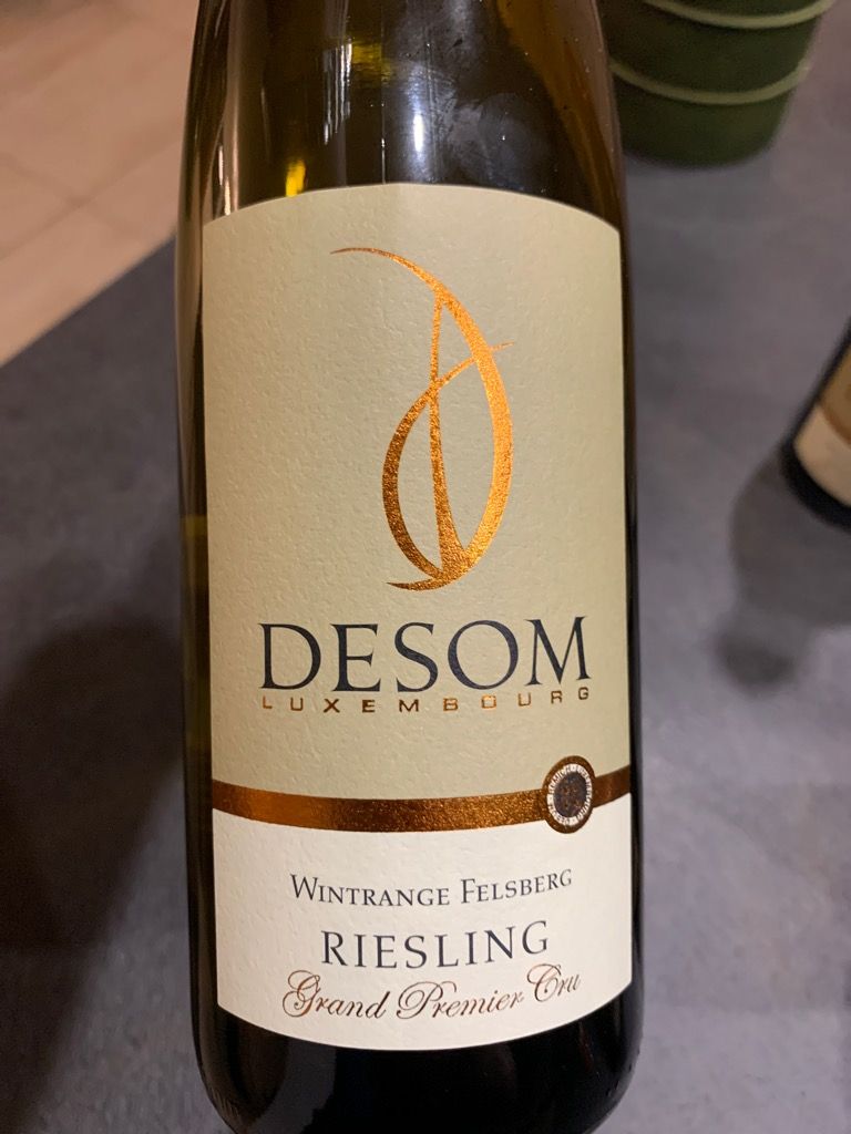 2021 Caves St. Remy-Desom Riesling Grand Premier Cru Wintrange Felsberg ...