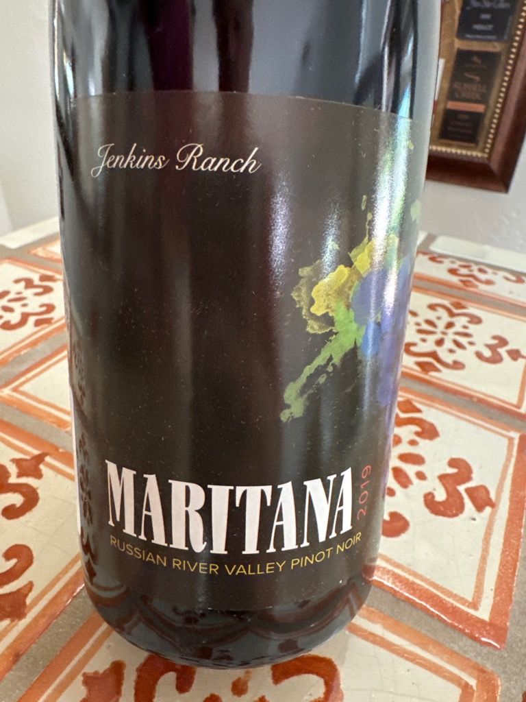 2020 Maritana Pinot Noir Jenkins Ranch, USA, California, Sonoma County ...