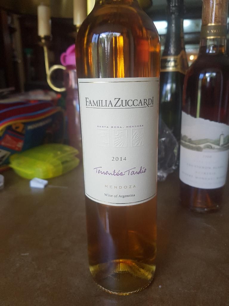 2016 Familia Zuccardi Torrontés Tardío, Argentina, Mendoza - CellarTracker