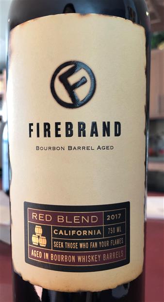 2017 Firebrand Wines Bourbon Barrel Aged Red Blend, USA, California ...