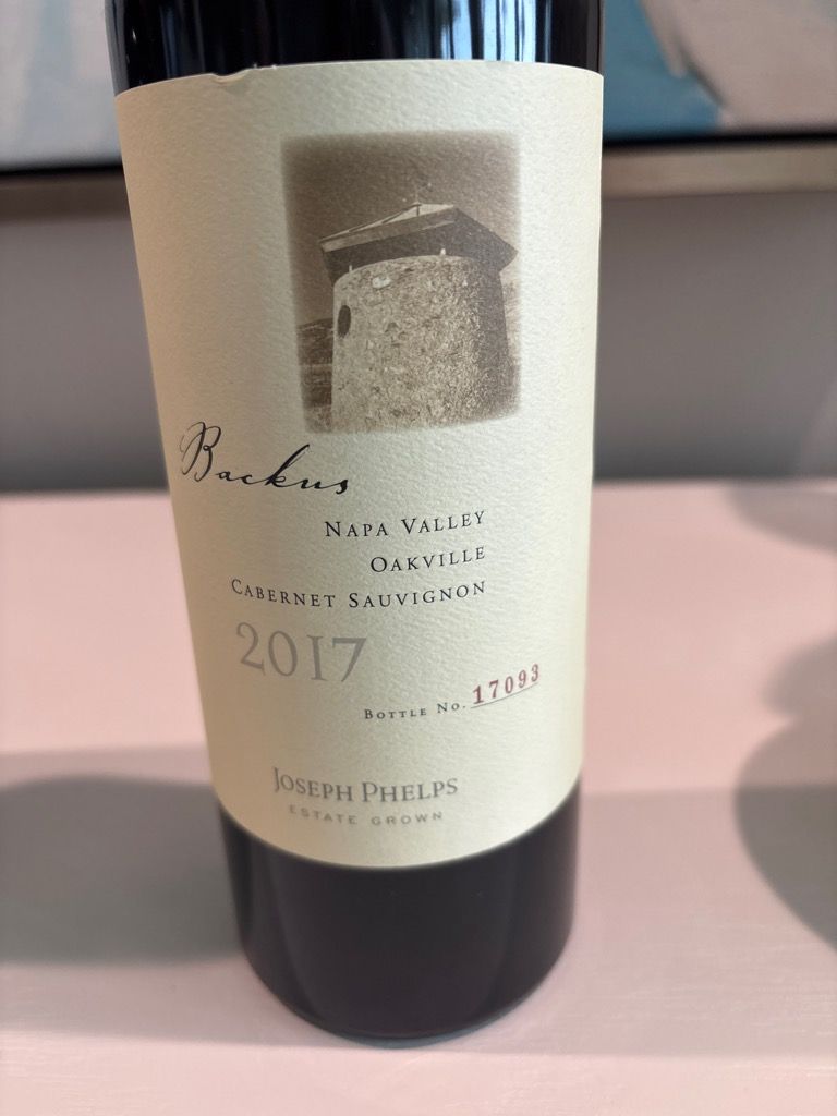 2018 Joseph Phelps Cabernet Sauvignon Premiere Napa Valley Lot 123 Backus Vineyard/ Las Rocas ...