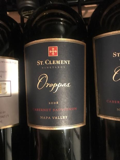 2009 St. Clement Cabernet Sauvignon Oroppas Reserve, USA, California ...