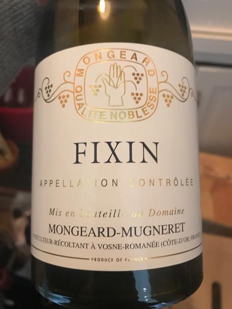 2015 Mongeard-Mugneret Fixin, France, Burgundy, Côte de Nuits, Fixin ...