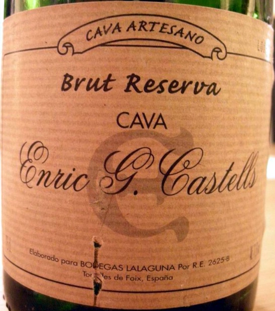 NV Bodegas Lalaguna García Enric G. Castells Brut Reserva, Spain, Cava ...
