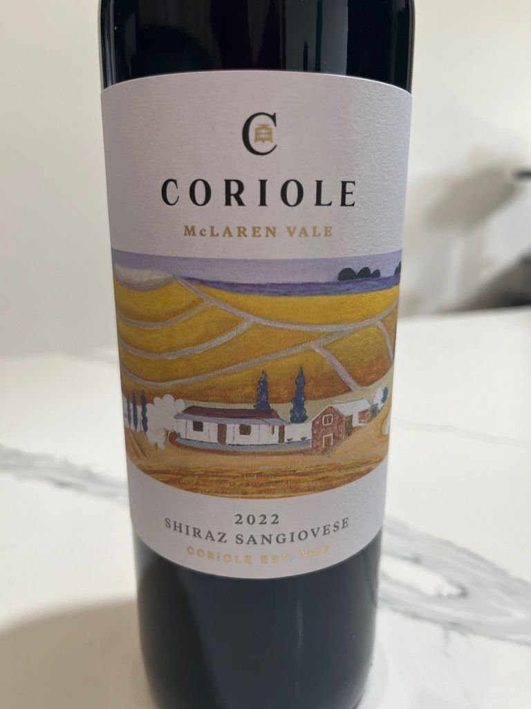 2020 Coriole Sangiovese Shiraz, Australia, South Australia, Fleurieu ...