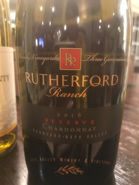 2016 Rutherford Ranch Chardonnay Reserve, USA, California, Napa Valley ...