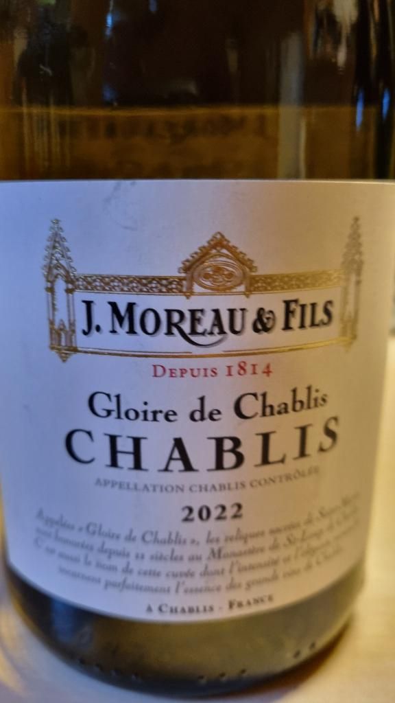 2022 J. Moreau & Fils Chablis Gloire de Chablis, France, Burgundy ...