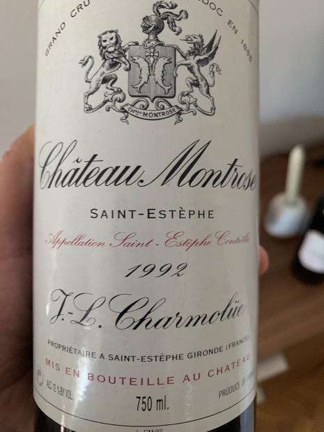 1992 Château Montrose, France, Bordeaux, Médoc, St. Estèphe - CellarTracker
