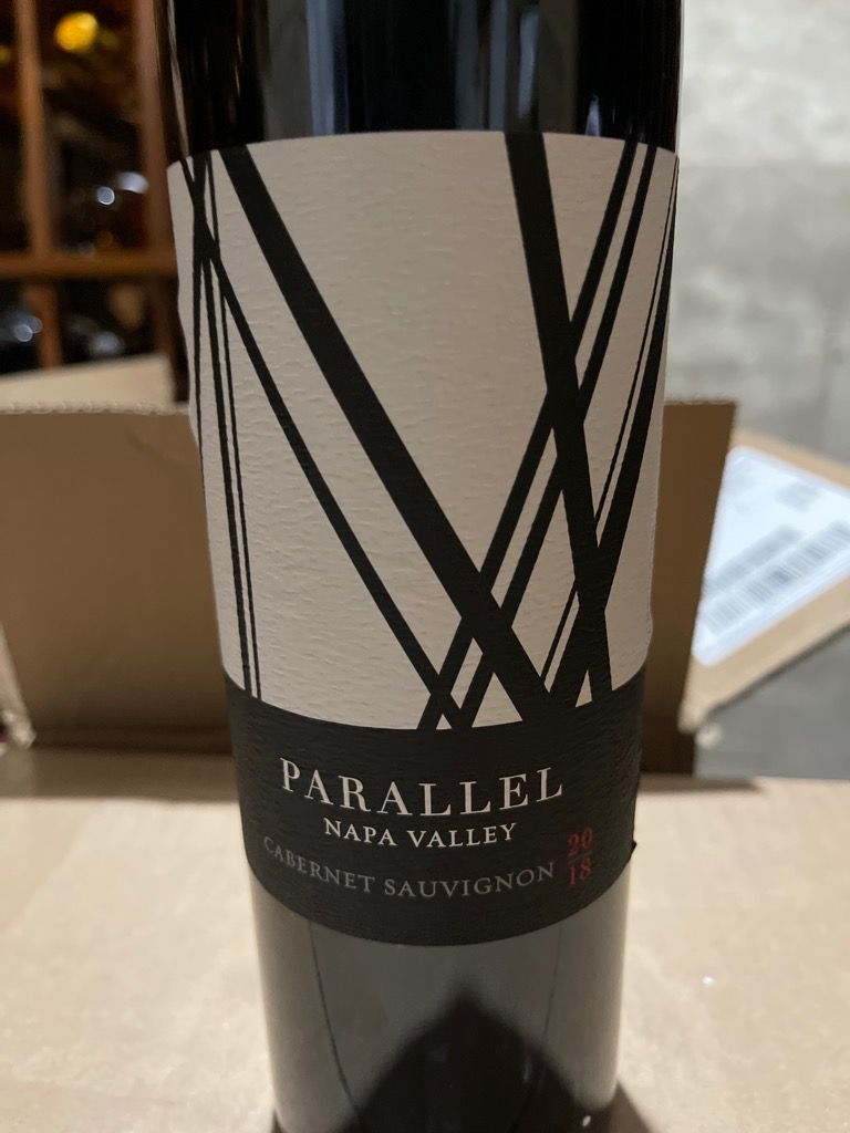 2018 Parallel Cabernet Sauvignon Estate, USA, California, Napa Valley ...