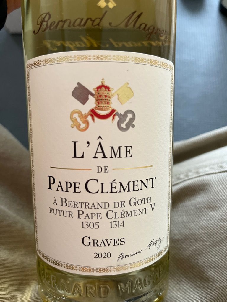 2020 Château Pape Clément L'Âme de Pape Clément Blanc, France, Bordeaux, Graves - CellarTracker