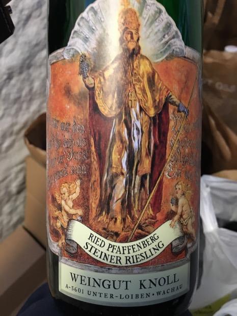 2016 Weingut Knoll Riesling Selection Ried Pfaffenberg Steiner, Austria ...
