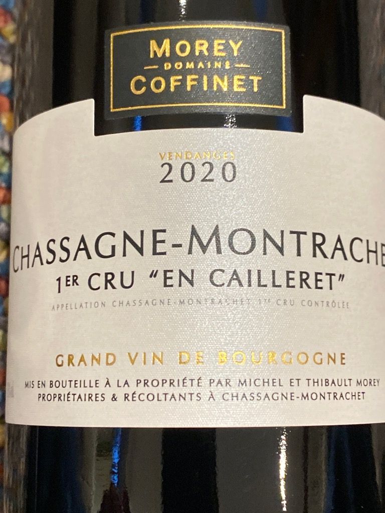 2023 Domaine Morey-Coffinet Chassagne-Montrachet 1er Cru Dent de Chien ...