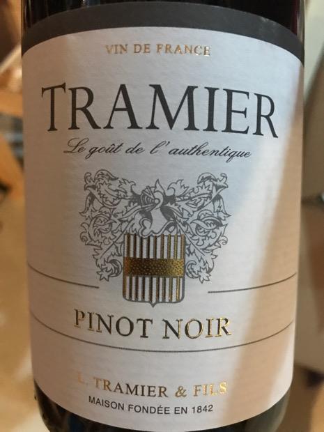 2020 L. Tramier & Fils Pinot Noir, France, Vin de France - CellarTracker