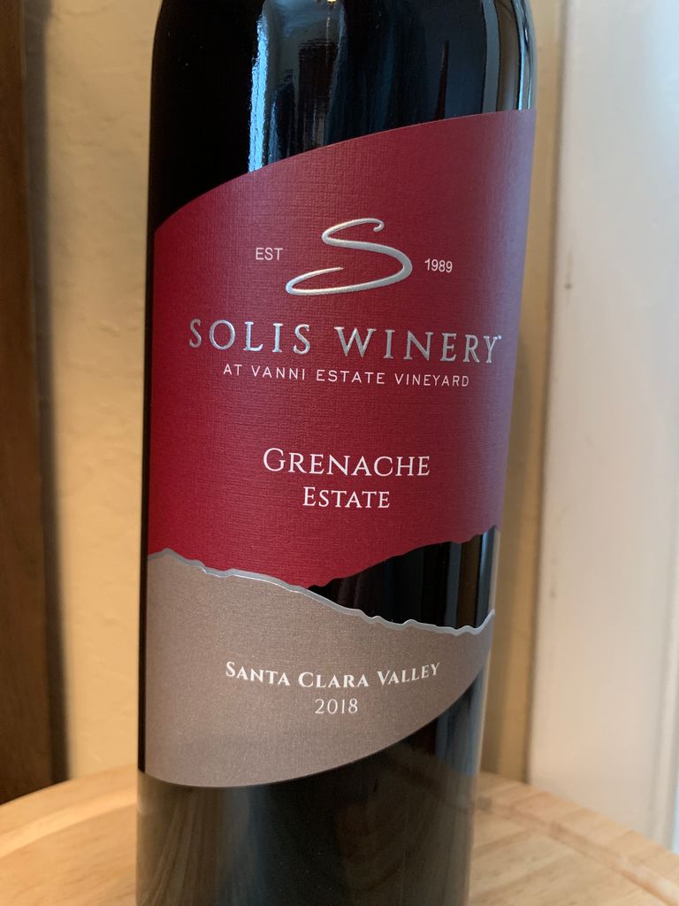 2020 Solis Winery Grenache, USA, California, Central Coast, Santa Clara ...
