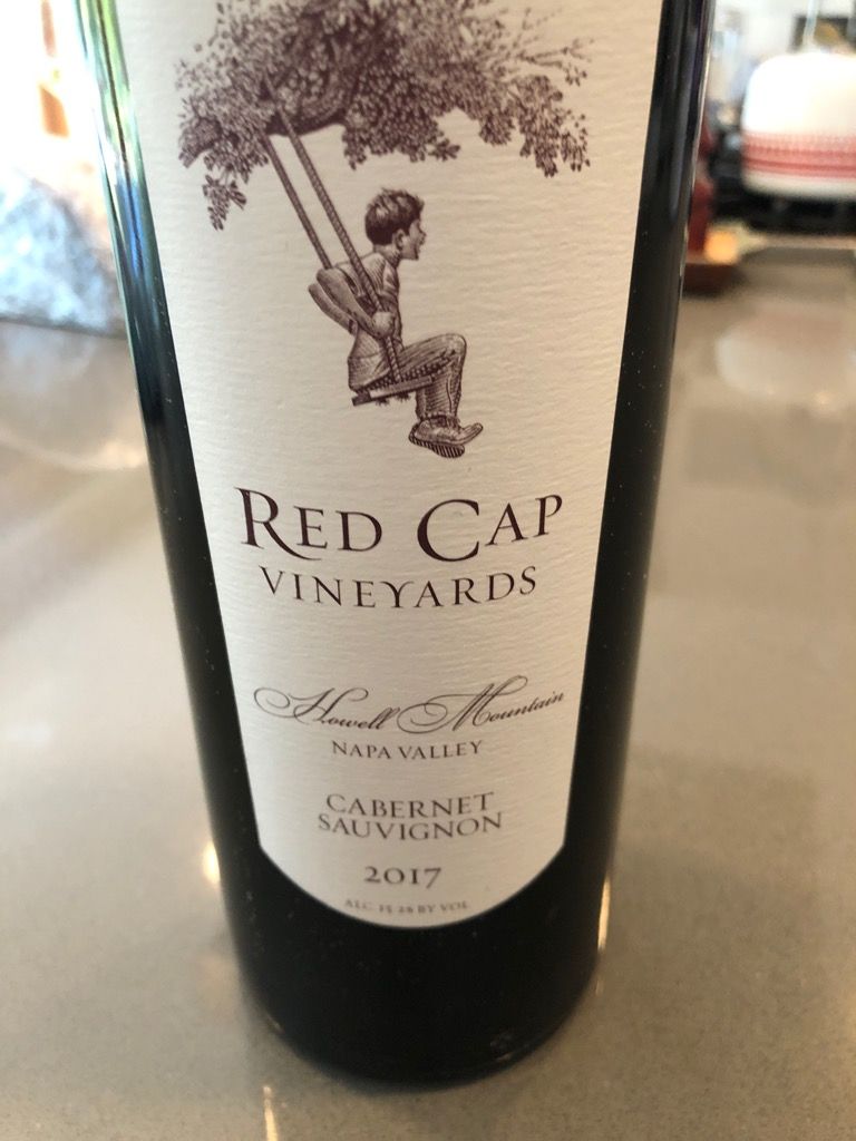 2016 Red Cap Vineyards Cabernet Sauvignon, USA, California, Napa Valley ...