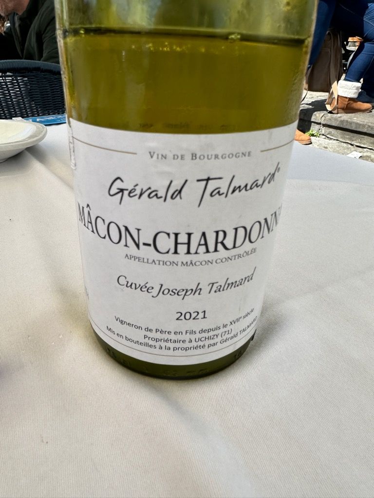 2021 Gérald Talmard Mâcon-Chardonnay Cuvée Joseph Talmard, France ...