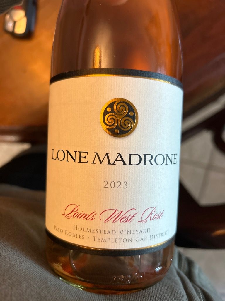 2023 Lone Madrone Mourvèdre Points West Rosé, USA, California, Central ...