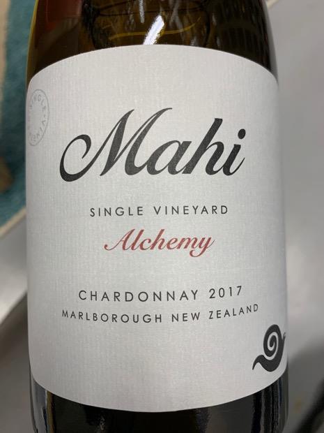 2019 Mahi Chardonnay Alchemy, New Zealand, South Island, Marlborough ...