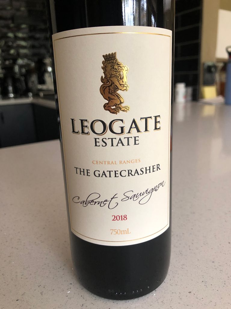 2018 Leogate Estate Cabernet Sauvignon Gatecrasher, Australia, New ...