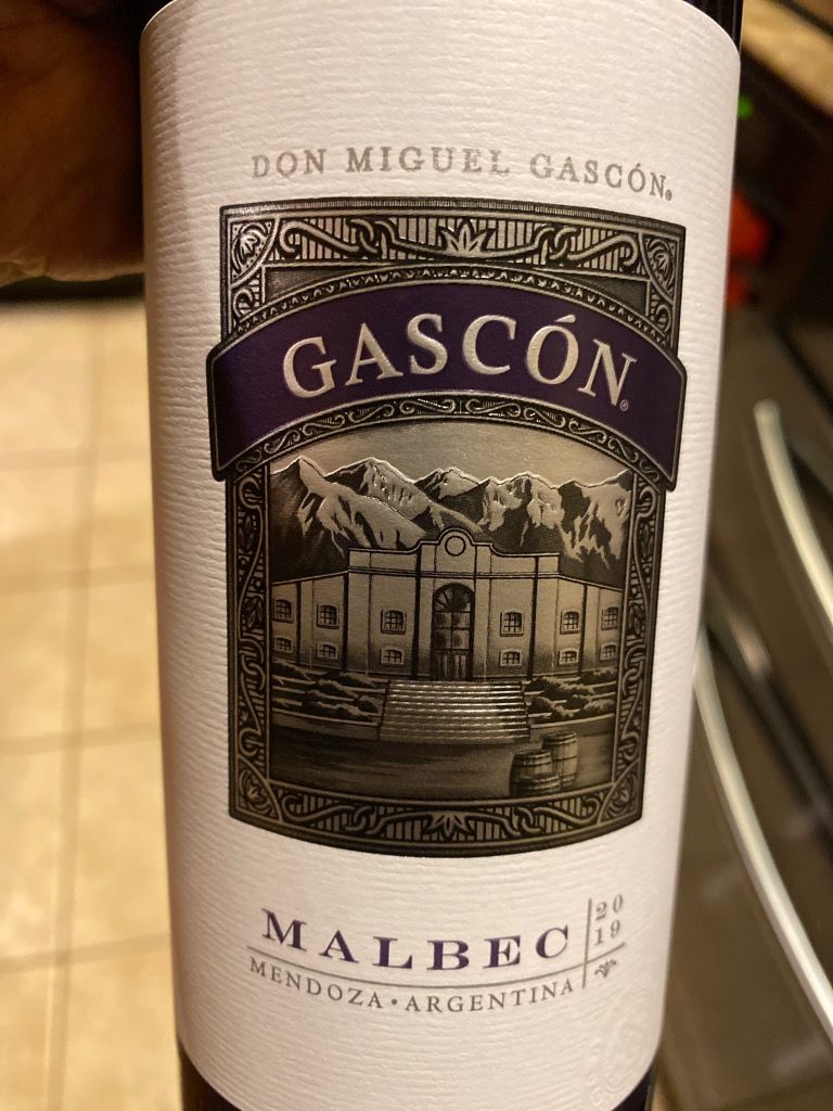2021 Bodegas Escorihuela Gascón Don Miguel Gascón Colosal, Argentina ...