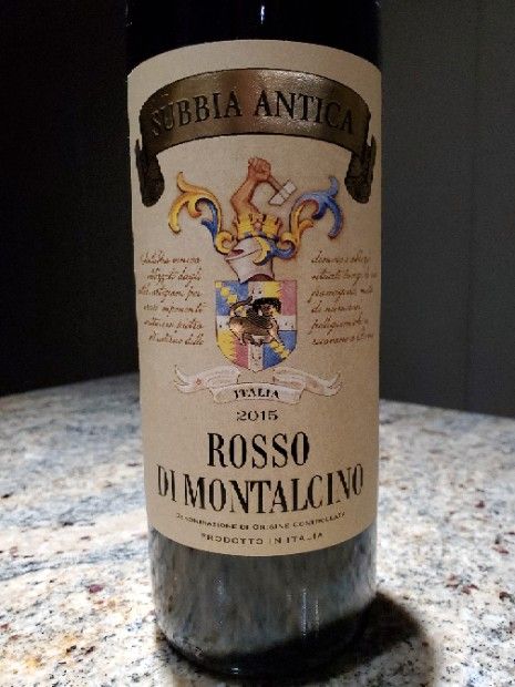2015 Subbia Antica Rosso di Montalcino, Italy, Tuscany, Montalcino ...