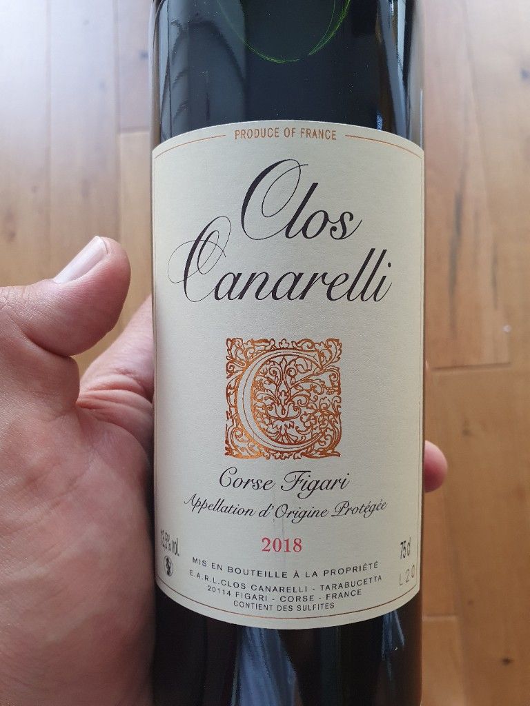 2018 Clos Canarelli Corse Figari Rouge, France, Corsica, Corse Figari ...
