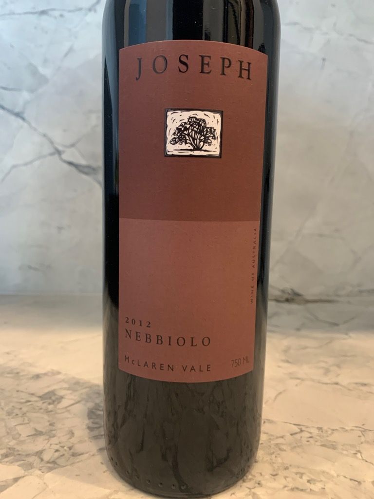 2012 Primo Estate Nebbiolo Joseph, Australia, South Australia, Fleurieu ...