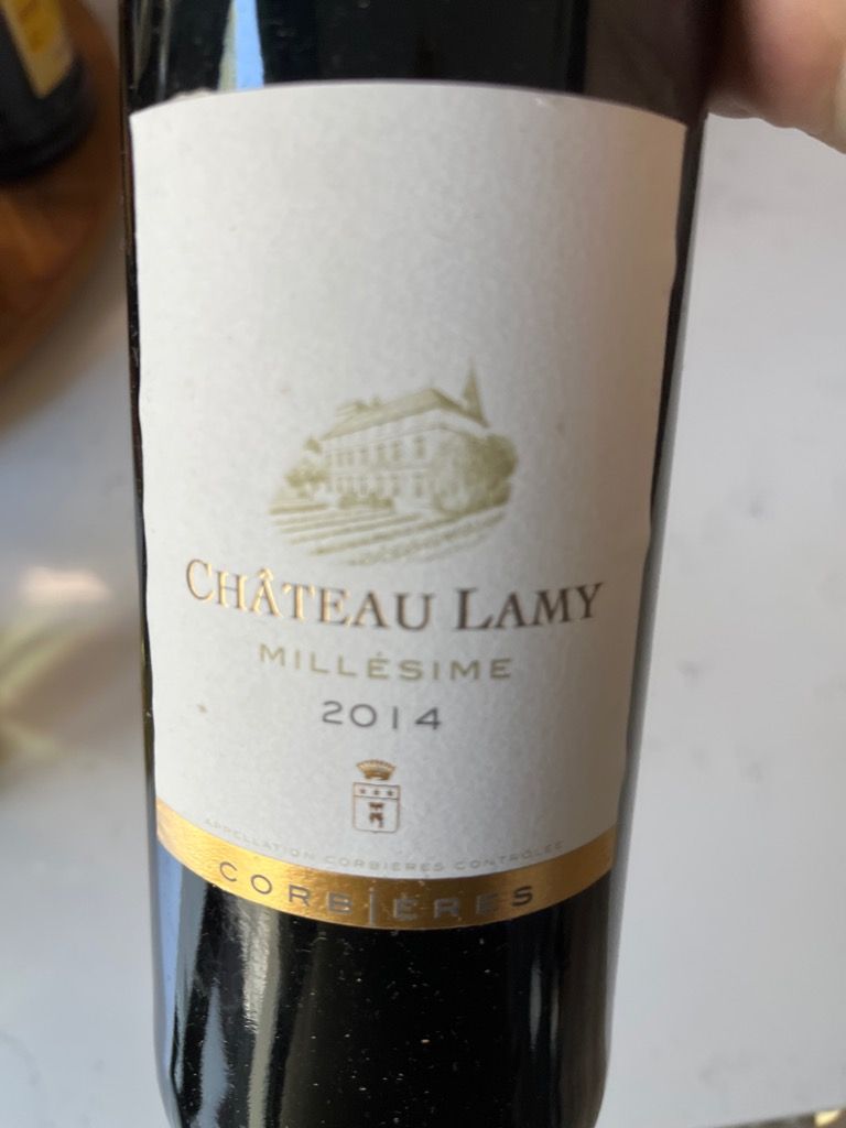 2014 Château Lamy Corbières Millésimé, France, Languedoc Roussillon ...