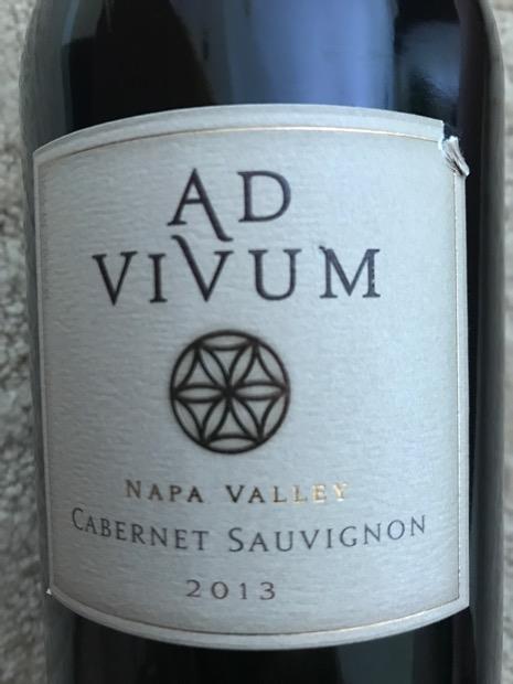 2013 Ad Vivum Cellars Cabernet Sauvignon, USA, California, Napa Valley ...
