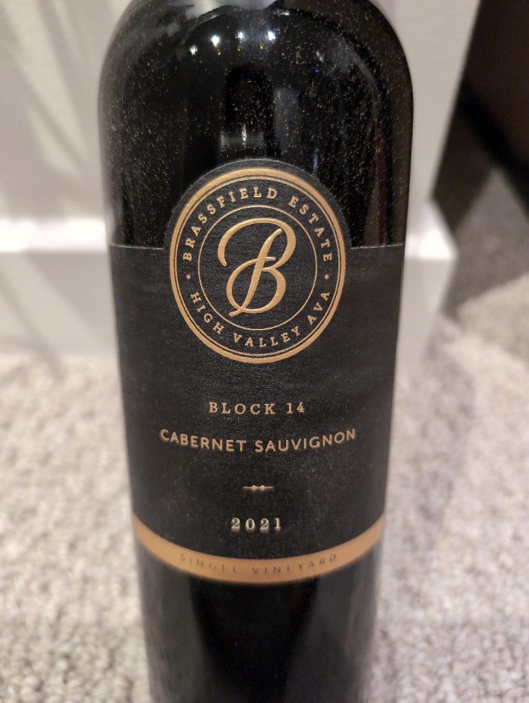 2021 Brassfield Estate Winery Cabernet Sauvignon Block 14, USA ...