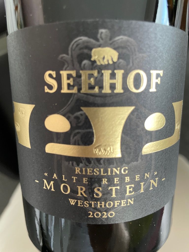 2020 Weingut Seehof Westhofener Morstein Riesling trocken Alte Reben ...