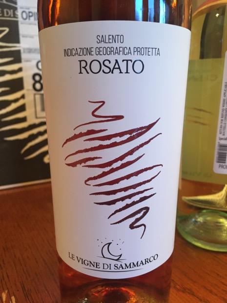 2018 Le Vigne Di Sammarco Rosato Salento IGT, Italy, Puglia, Salento ...