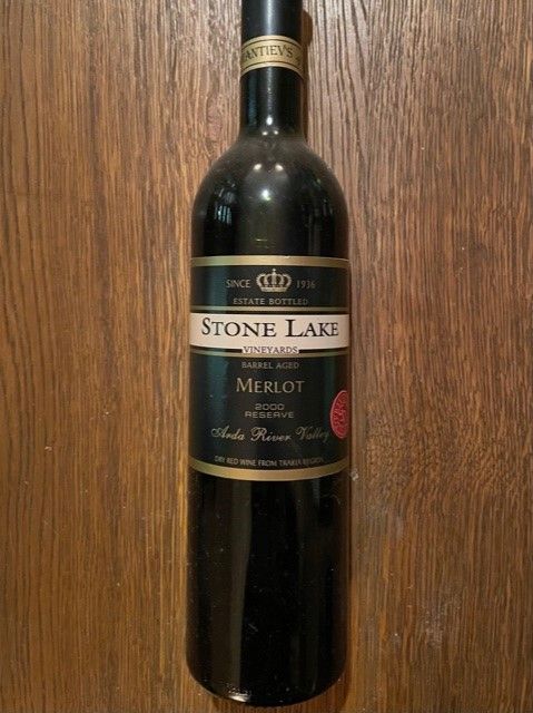 2000 Stone Lake Merlot Merlot Reserve, Bulgaria, Trakia - CellarTracker