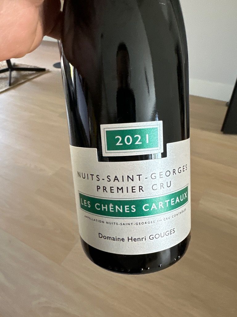 2021 Domaine Henri Gouges Nuits St. Georges 1er Cru Les Chênes Carteaux ...