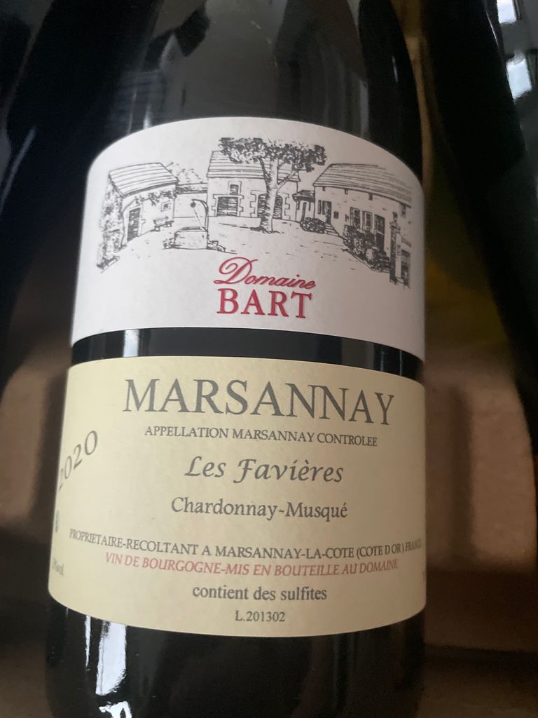 2021 Domaine Bart Marsannay Les Favières Blanc, France, Burgundy, Côte ...