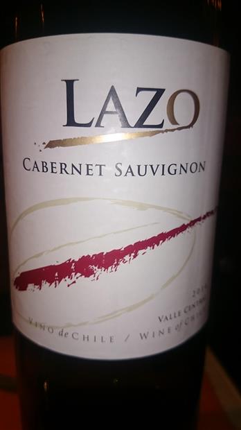 2014 Lazo Cabernet Sauvignon, Chile, Central Valley - CellarTracker
