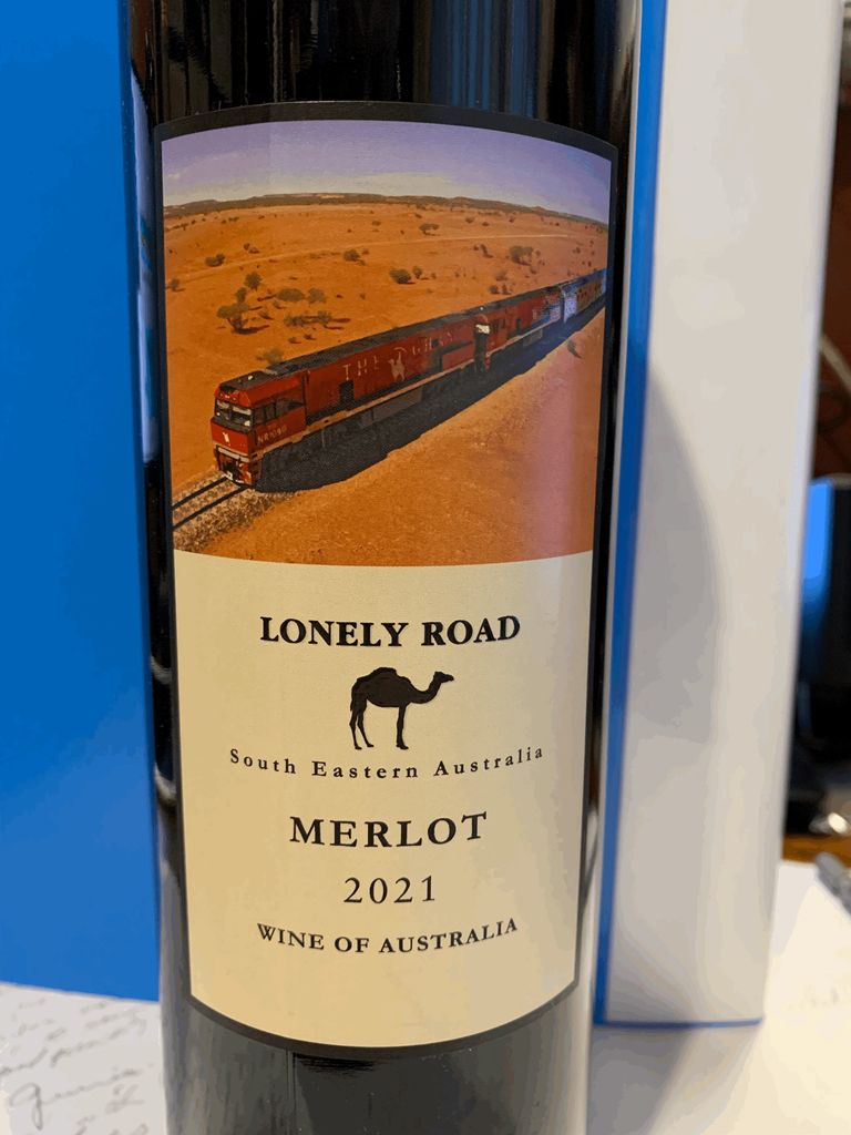 2021 The Wine Community Merlot Lonely Road, Australia, South Eastern ...