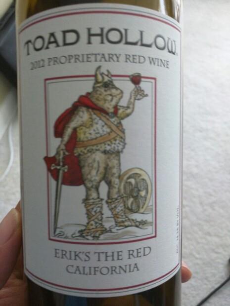 2012 Toad Hollow Erik's the Red, USA, California - CellarTracker