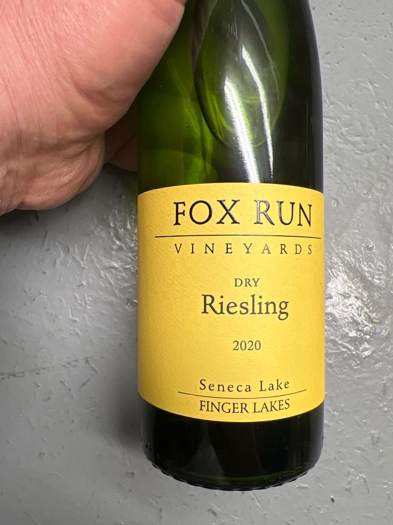 2020 Fox Run Vineyards Riesling 11 Lake Dana Vineyard, USA, New York ...