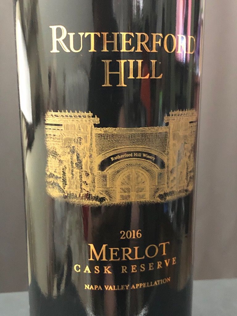2016 Rutherford Hill Merlot Cask Reserve, USA, California, Napa Valley ...