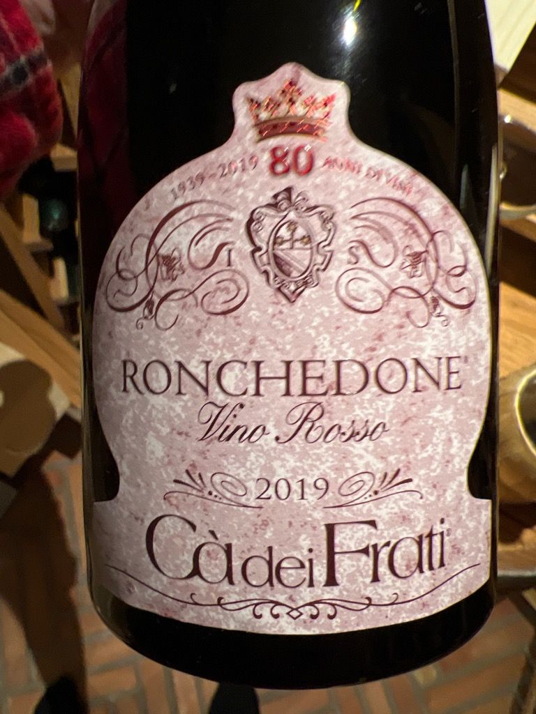 2019 Cà dei Frati Ronchedone Vino Rosso, Italy, Lombardia, Vino da ...